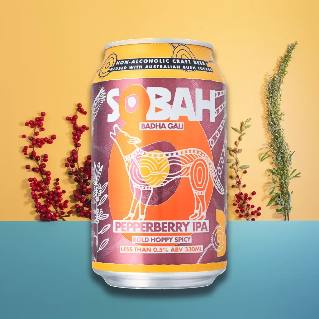 Sobah Pepperberry Alcohol Free IPA (0.5% ABV)