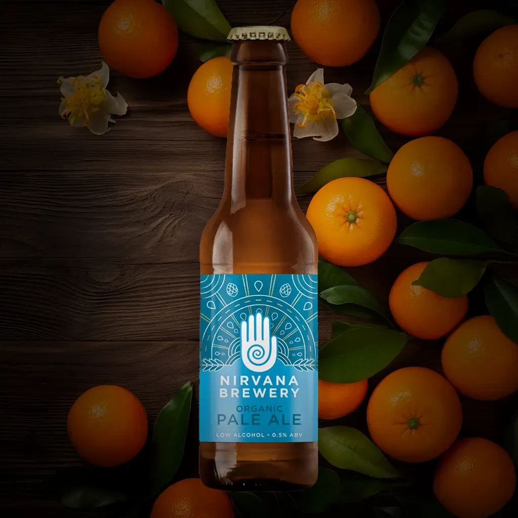 Nirvana Organic Alcohol Free Pale Ale Bottle (0.5% ABV)